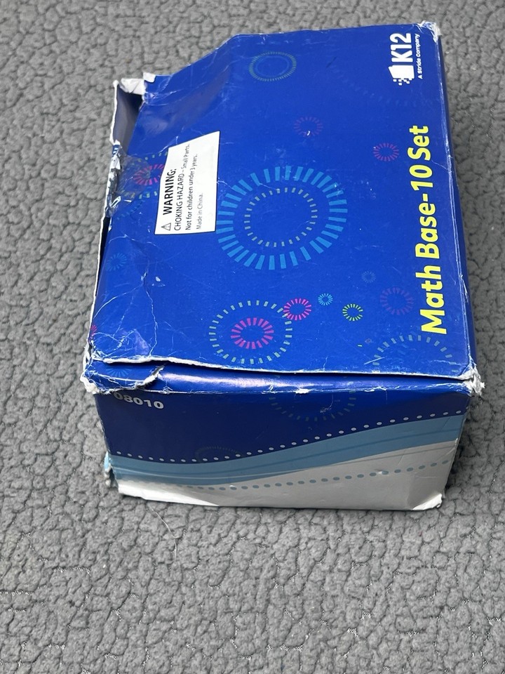 K-12 Math Base 10 Set Complete New In Box Kids Math Blocks | eBay