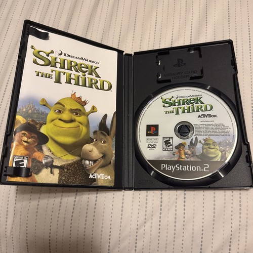 Shrek The Third - PS2 (Sony Playstation 2, 2007) Complete. CIB. Tested ...