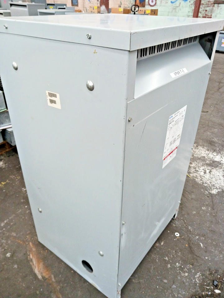 Eaton 112.5 Kva 3 Phase Transformer 480 HV 240 LV with 120 Tap ...