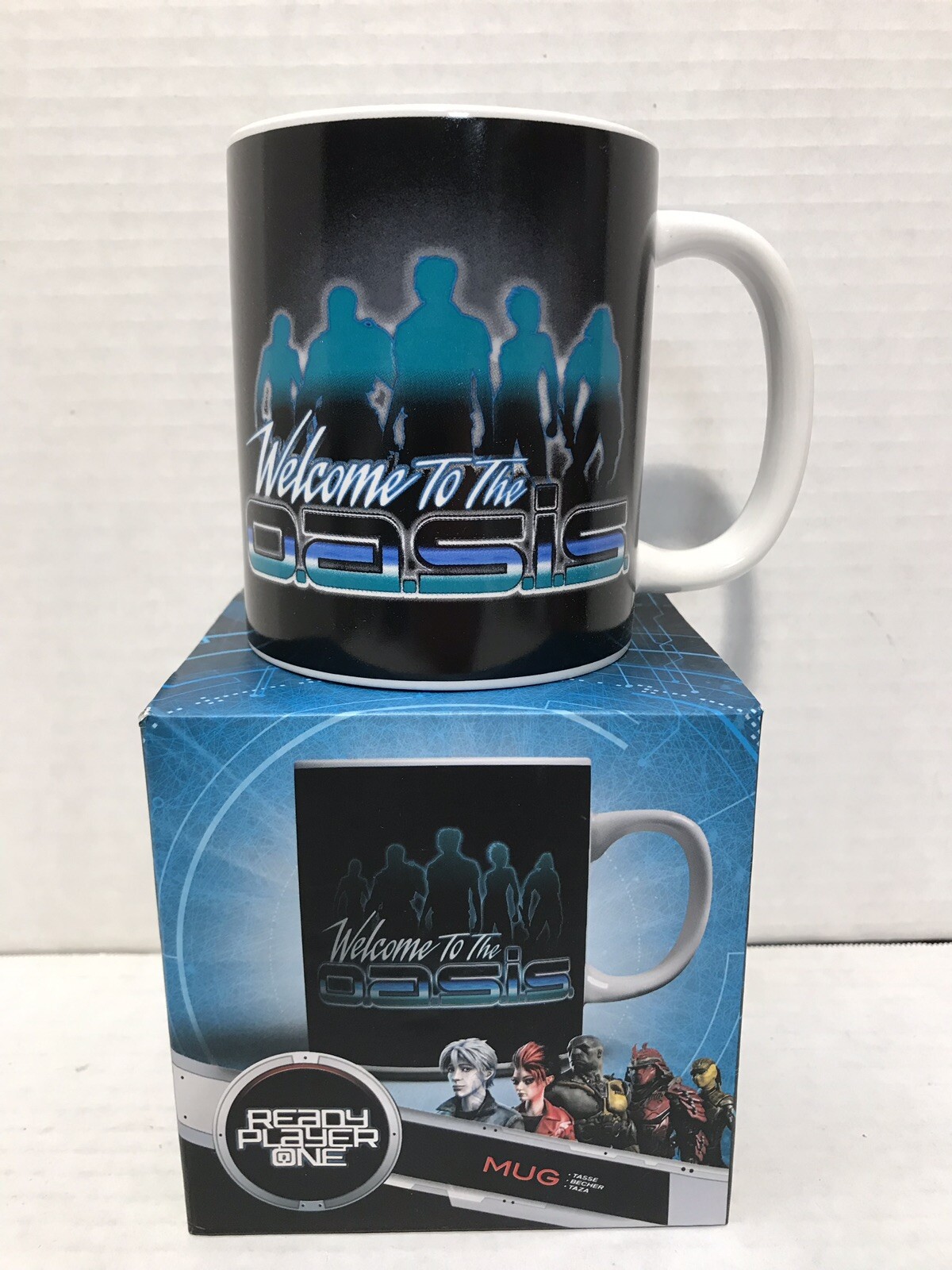 NEW Ready Player One Coffee Cup NIB "Welcome to Oasis" | eBay