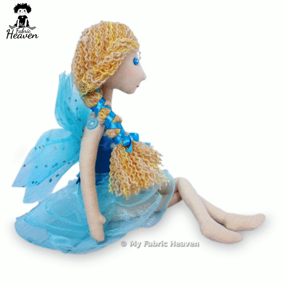 Magical Fairy Cloth Doll Sewing Pattern Rag Doll Soft Toy by My Fabric ...