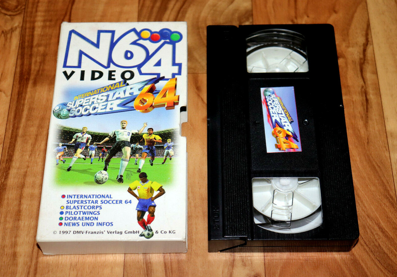 1997 Old Promo N64 VHS Doraemon Pilotwings 64 Blast Corps Superstar ...