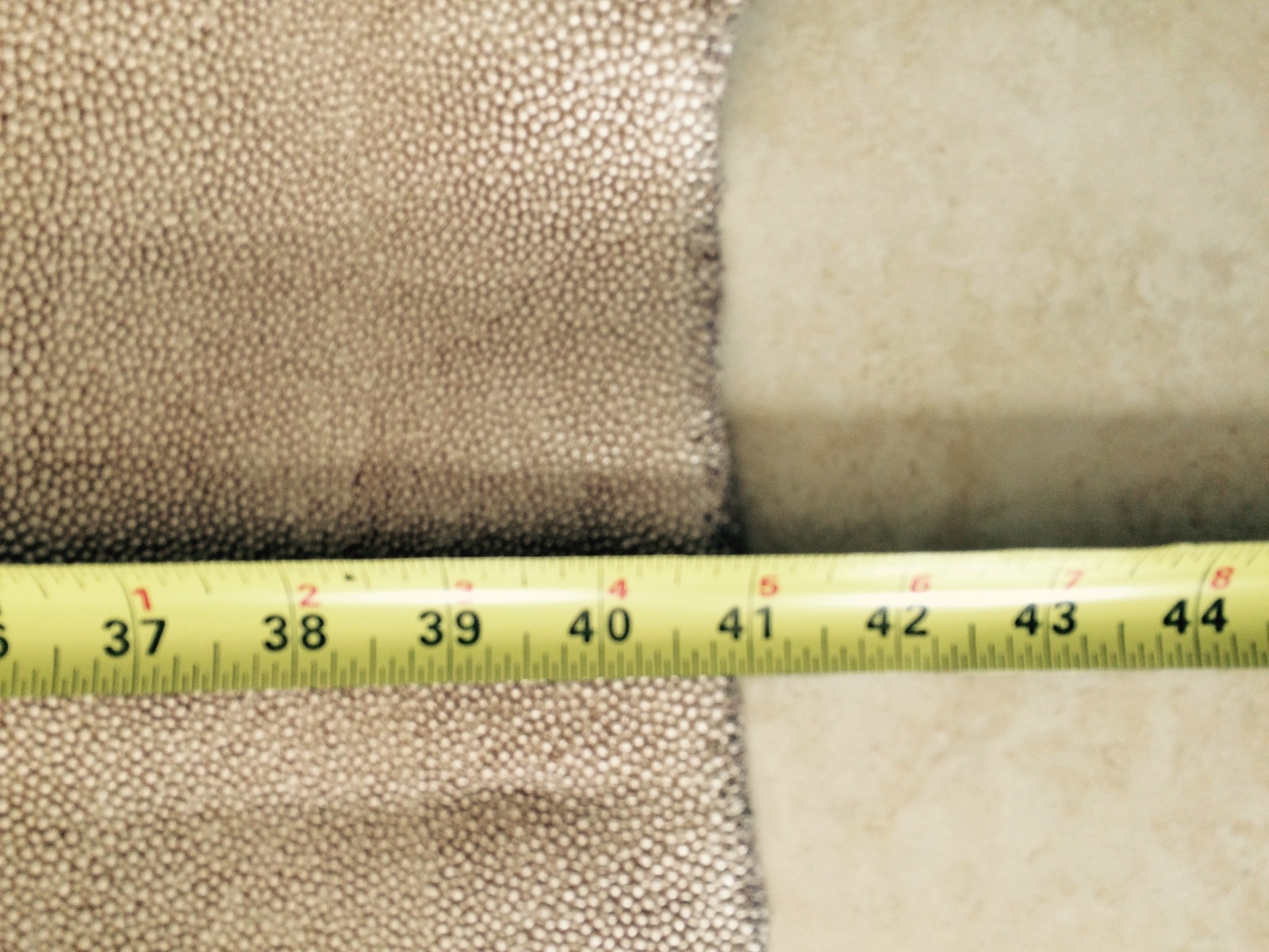 EDELMAN LEATHER Shagreen City Lights Cafe Latte Texture Hand Antique 90 ...