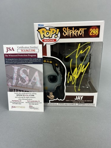 Jay Weinberg Signed Slipknot Funko Pop (Full Signature, Yellow) JSA ...