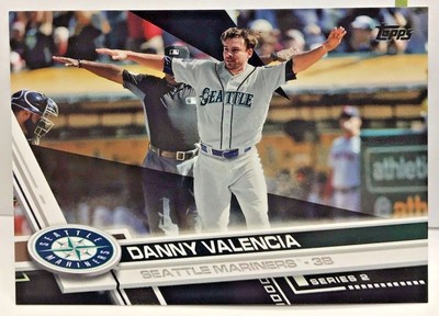Danny Valencia 2017 Topps Series 2 Base #499 BLACK Parallel #'d 26/66 ...