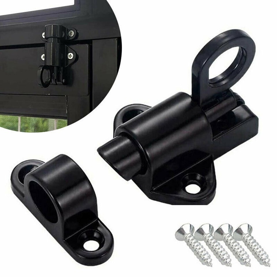 Self Closing Latch Bolt Automatic Spring Loaded Door Gate Security Lock ...