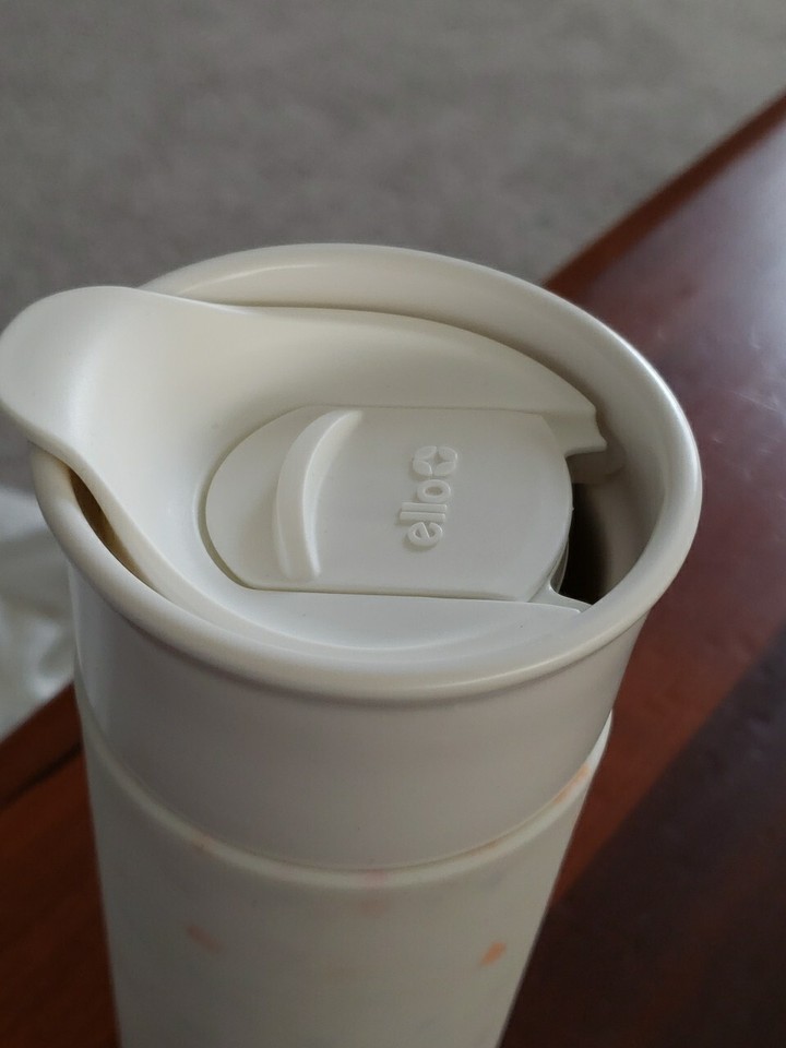 Ello Ceramic Travel Coffee Mug 16 oz., silicone coated. dishwasher safe ...