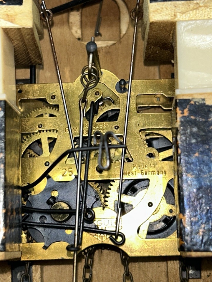 Vintage German Black Forest Regula Cuckoo Clock Parts - Restoration 2A ...