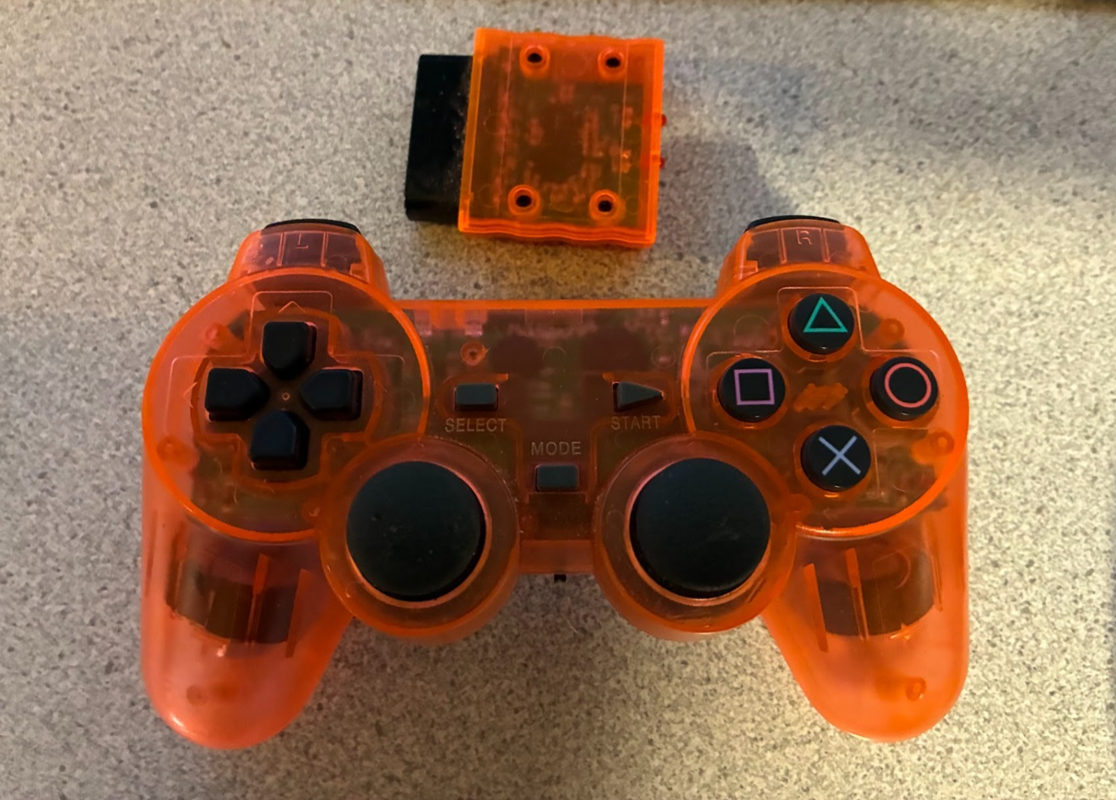 Playstation 2/PS2 Wireless Controller w/Dongle (Orange) | eBay