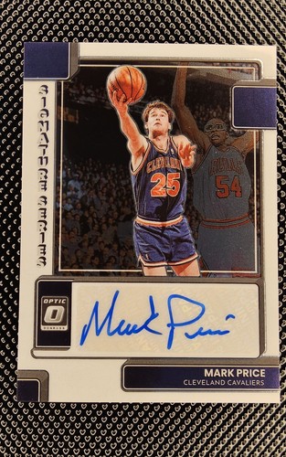 🔥 2022-23 Donruss Optic Signature Series Mark Price Autograph Card SS ...