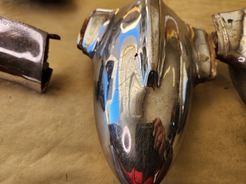 1956 Chevy Front Accessory Bumper Guard Set Used Original Over Rider | eBay