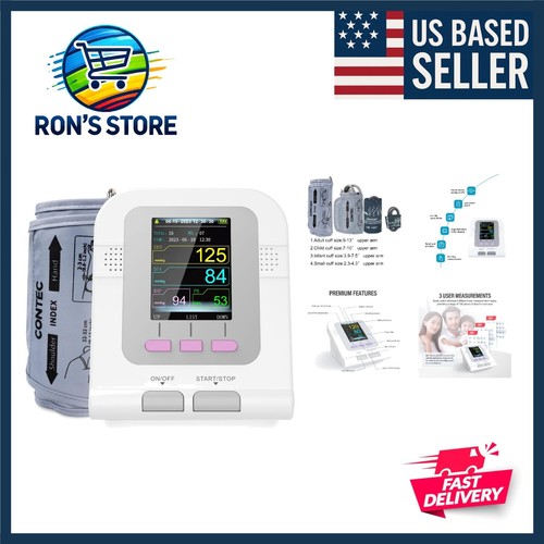 Advanced Blood Pressure Monitor with SpO2 Function & Family-Friendly ...