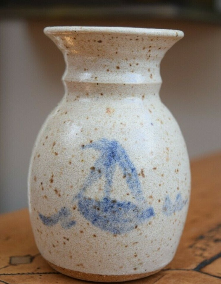 Annapolis Pottery Painting Annapolis Pottery Pot Vase With Wheat