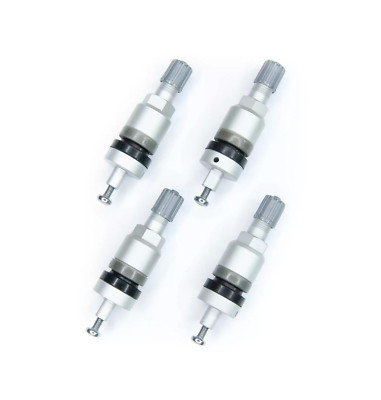 x4 Metal Aluminum valve stem 34000 to replace rubber valve for TPMS ...