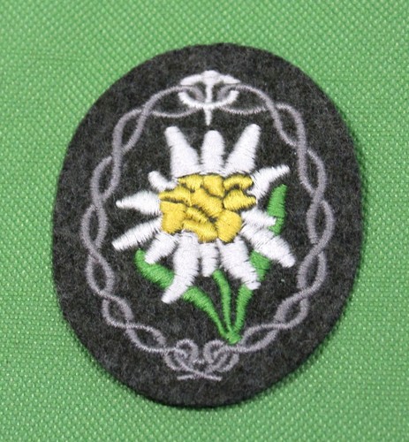 German World War II Army HEER Edelweiss Sleeve Patch | eBay