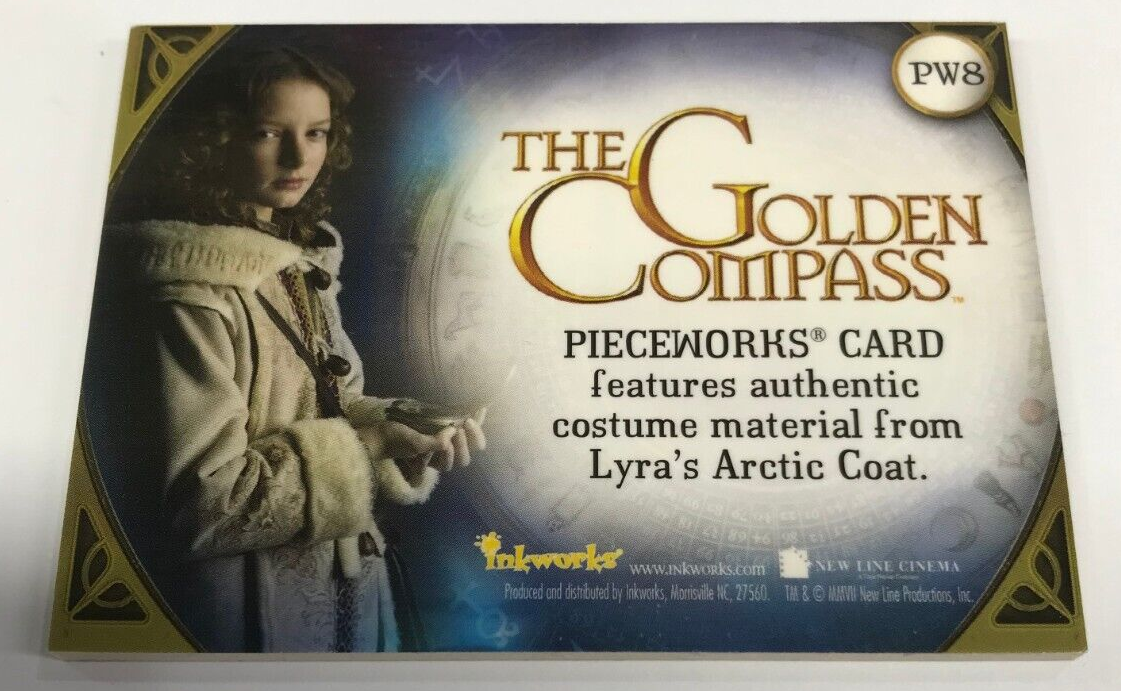 2007 INKWORKS THE GOLDEN COMPASS COSTUME CHASE CARD PW8 LYRA'S ARCTIC ...