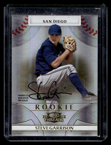 2008 Donruss Threads Steve Garrison Signatures Gold 35/100 | eBay