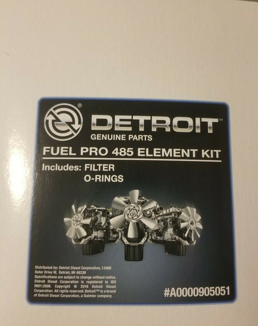 A0000905051 Detroit Diesel Fuel Pro 485 Element Kit for sale online | eBay