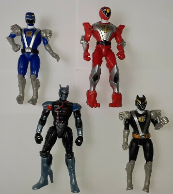 Lot de 4 Figurines Power Rangers PR Bandai #1 no Sentai Bioman Liveman ...