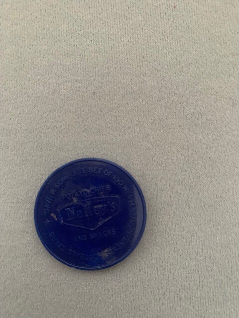 Vintage 1964 Nalley's CFL Football Coin -Frank Rigney #85 - Toronto ...