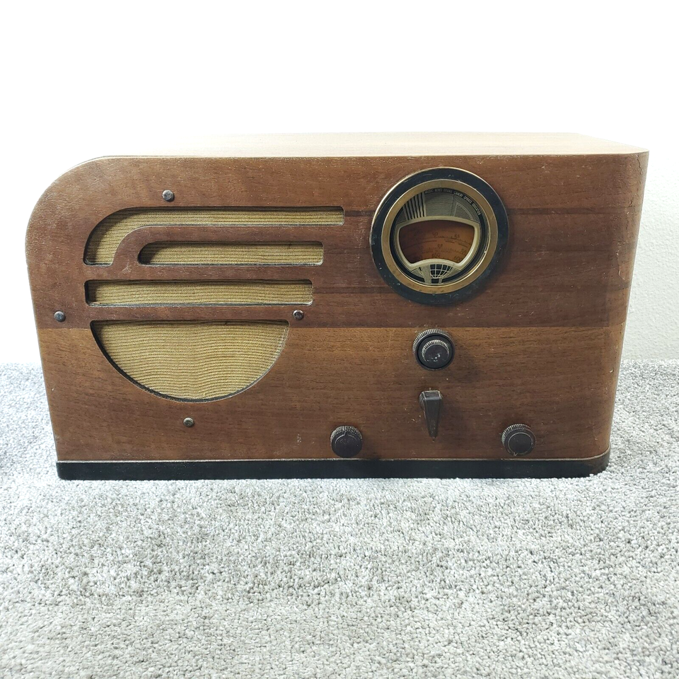 Vintage Philco Model 37-630 Tube Radio Wood AM/SW For REPAIR or ...