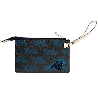 CAROLINA PANTHERS VICTORY WRISTLET VEGAN LEATHER WALLET | eBay