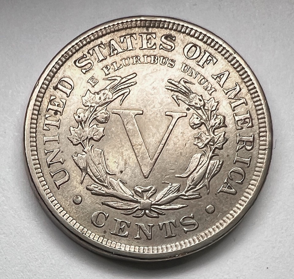 1908 Liberty V Nickel 5c Coin C164 | eBay