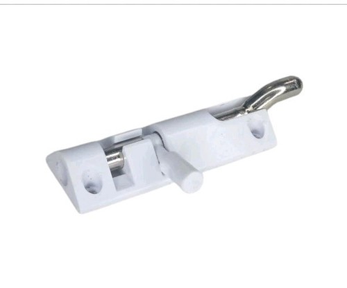 New Offset Barrel Bolt Latch White Plastic 75mm For Multiple ...
