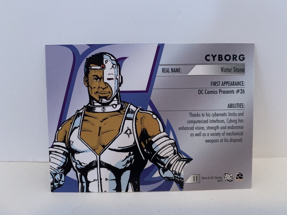 DC Legacy Gold Parallel #11 Cyborg Justice League of America JLA Teen ...