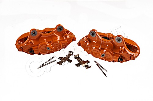 Genuine BMW Brake Caliper Housings Orange Front PAIR M Performance ...