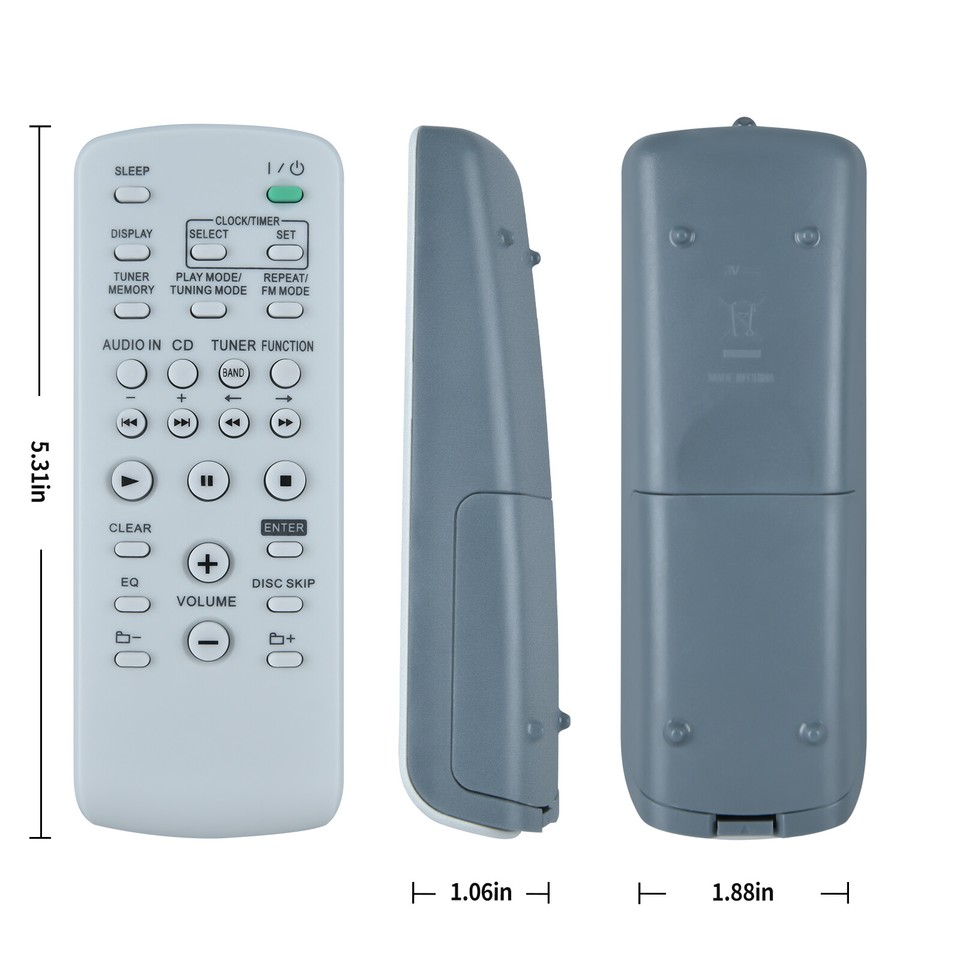 New RM-SC55 Remote Control For Sony System Audio MHC-EC55 EC77 CX99 HCD ...