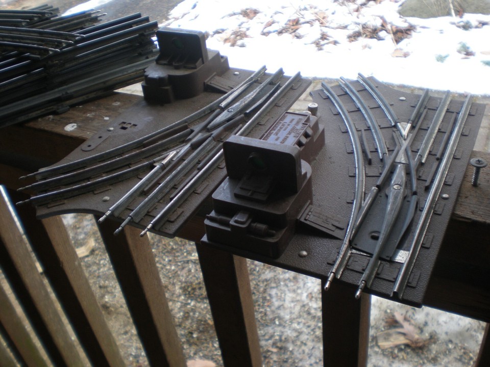 60 Lot Vintage Lionel/other 027 Guage Railroad Tracks Straight Curved ...