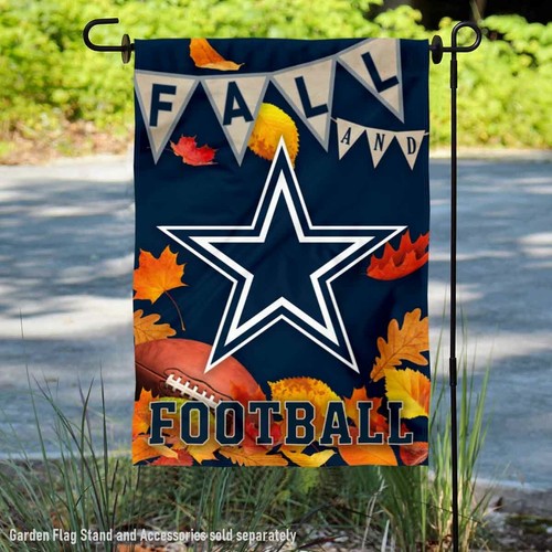 Dallas Cowboys Fall Leaves Decorative Football Official Garden Yard ...