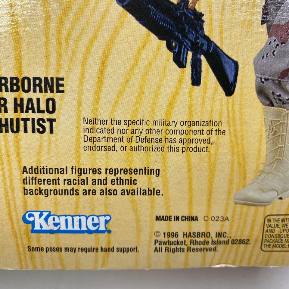 GI Joe Classic Collection 1996 Hasbro Ltd. 12" Australian ODF Action ...