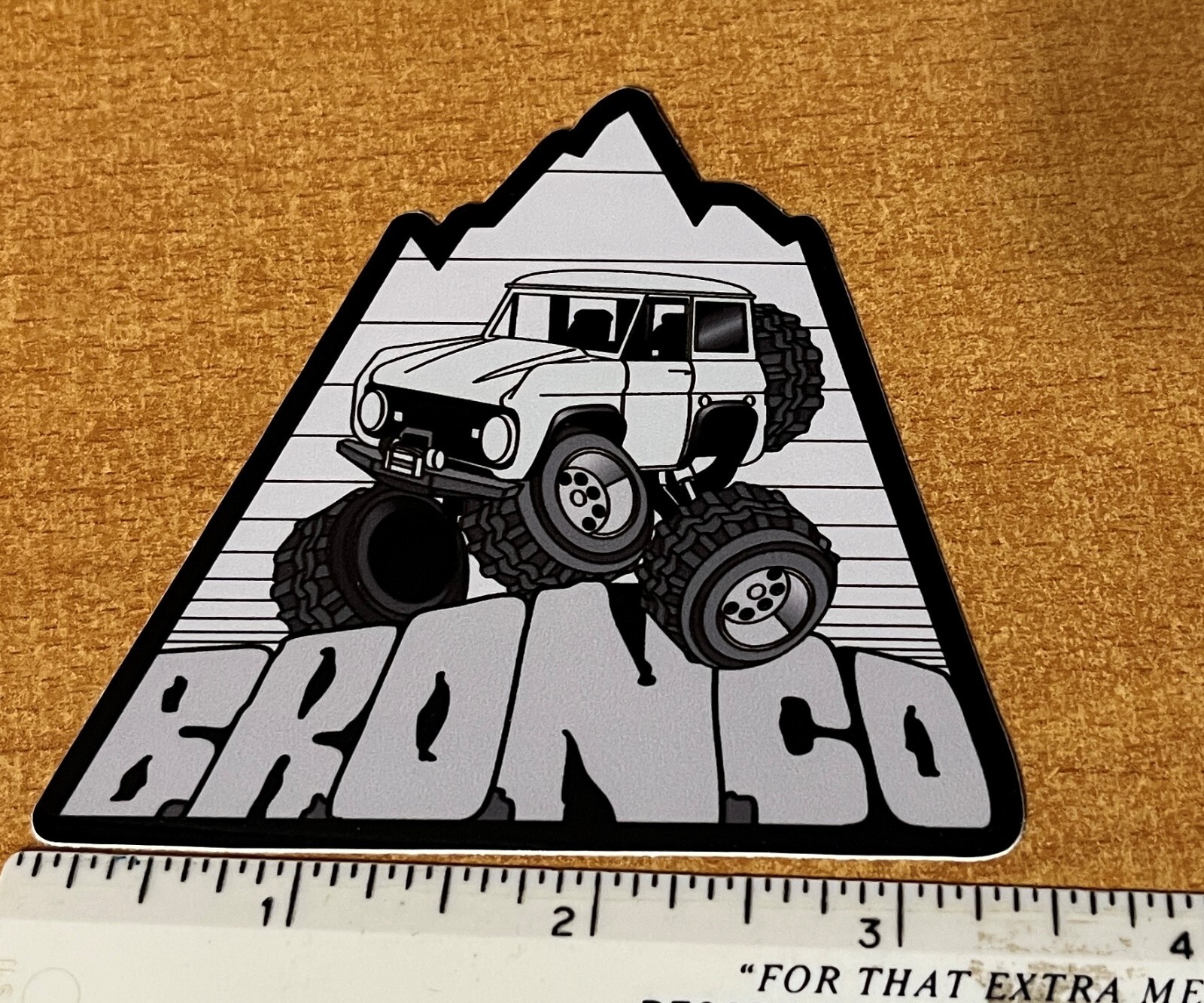 Classic vintage Bronco Club stickers, offroad four wheeling 4x4 heep ...