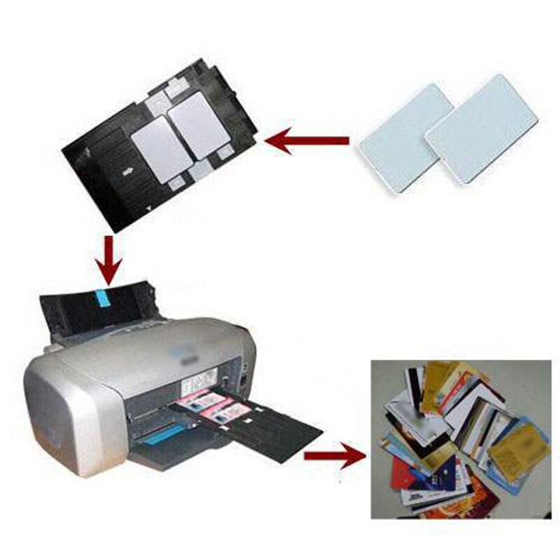 PVC Card Tray Plastic Card Printing Tray for EpsonT50 0 A50 L800 L801 ...