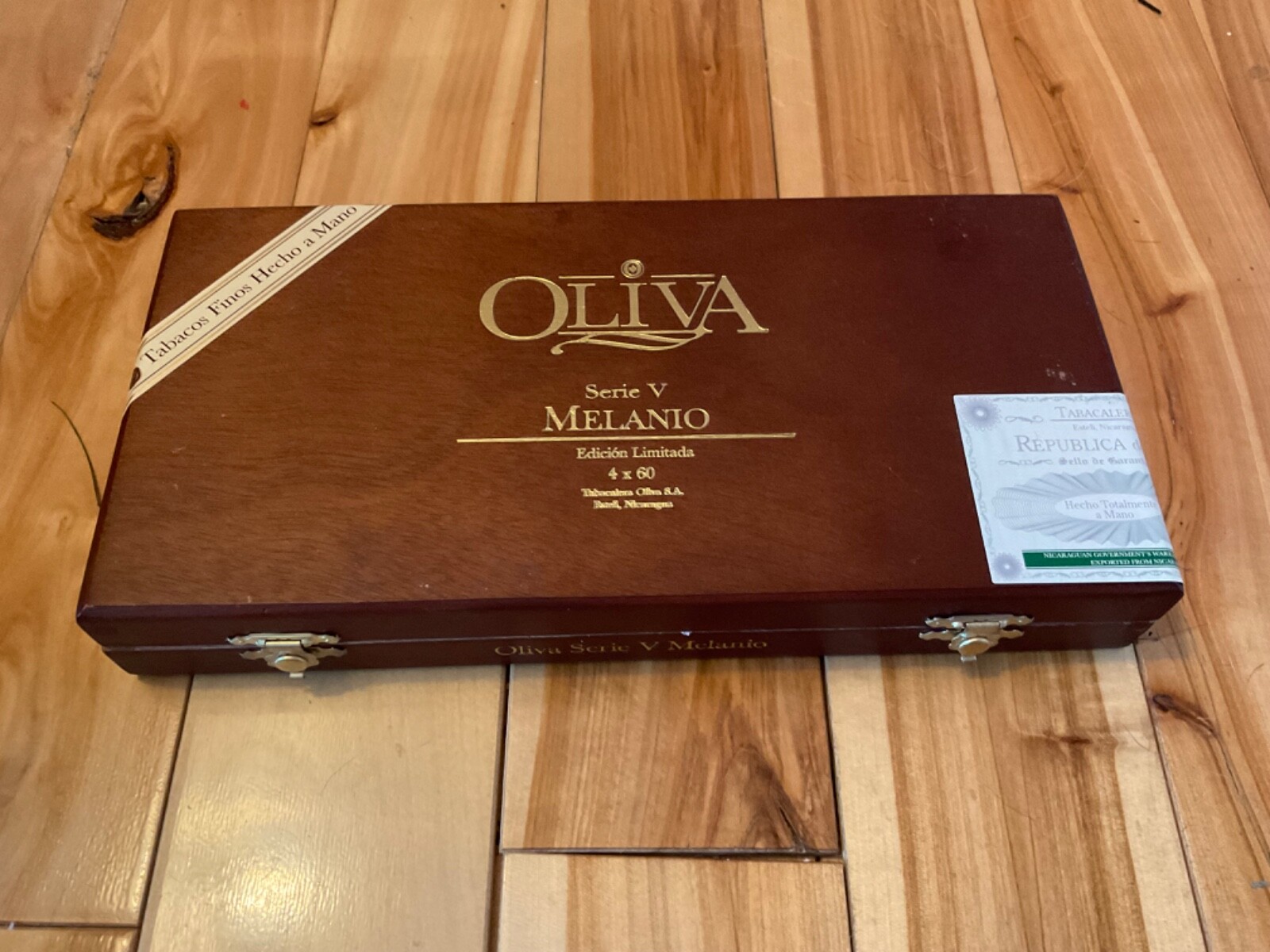 Portable alter box made with reused cigar boxes with geniune crystals ...