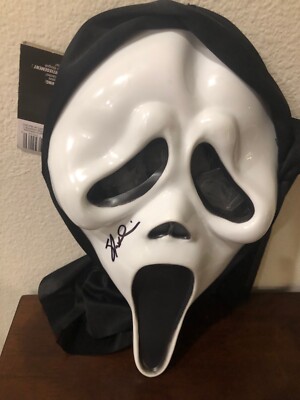 Skeet Ulrich Scream Ghost Face Killer Billy Loomis Signed Mask PSA C | eBay