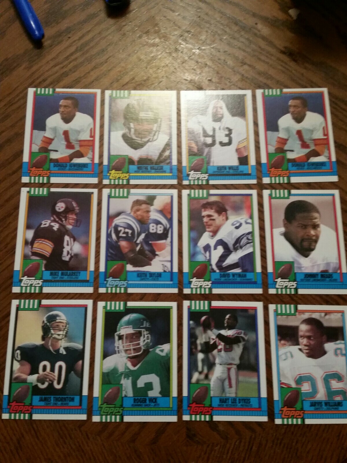 1990 Topps NFL Football DISCLAIMER BACK lot of 67 | eBay