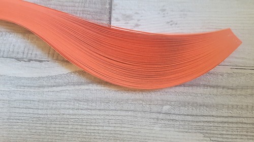 100 quilling paper strips in coral / coral pink - 3mm wide | eBay UK