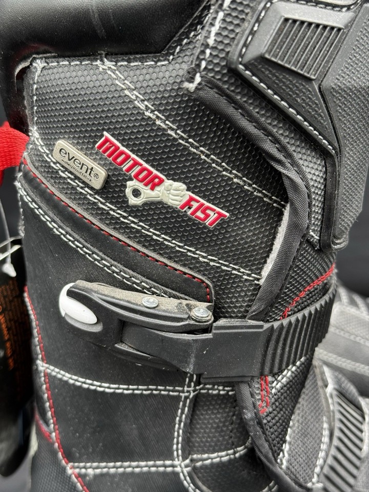 New! Motofist Women’s 8 Redline Snowmobile Boots Snow Winter Sled head ...