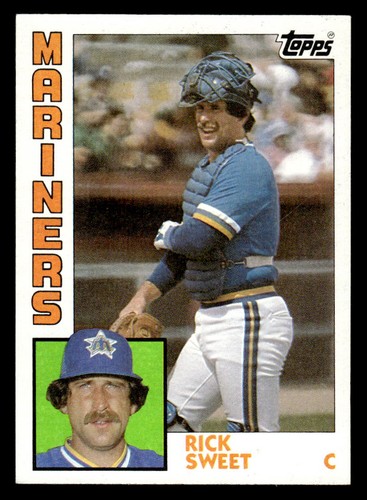 1984 Topps #211 Rick Sweet Card Seattle Mariners | eBay