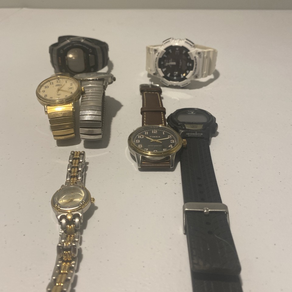 Vintage Watches Casio, Timex, Nine & Co. Mixed Lot of 7 | eBay