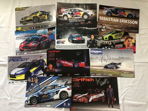 Lot Of Signed Autographed Racing Driver Cards Speed Faust Ericsson | eBay