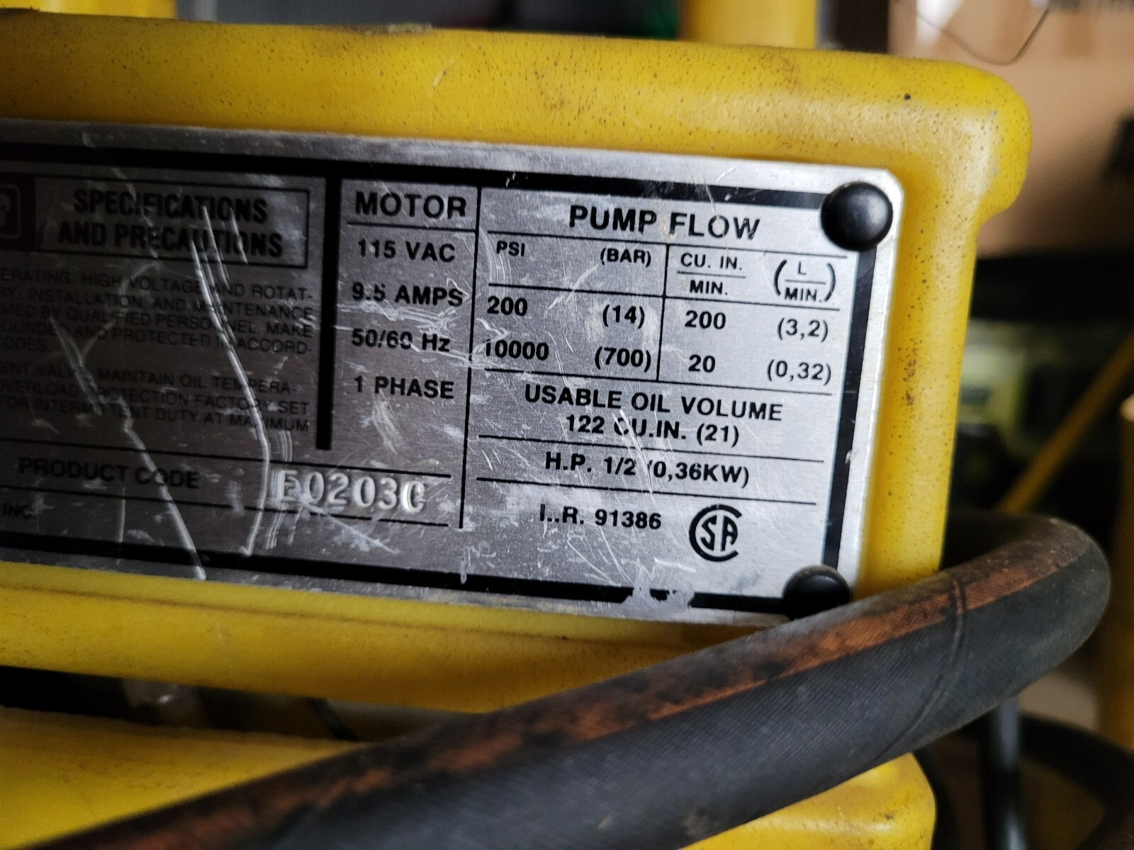 2007 Enerpac SP-35 Punch w/ electric pump | eBay