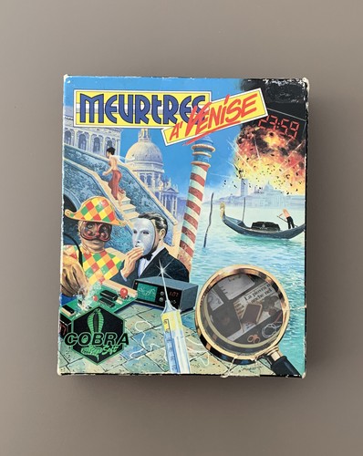 Jeu Meurtres a Venise Atari St 520 Atari 520 St Ste Cobra Soft en ...