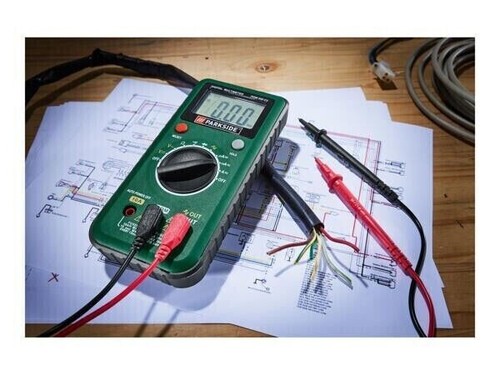 Parkside Digital LCD Auto-Range Multimeter AC/DC *Voltage Tester Meters ...