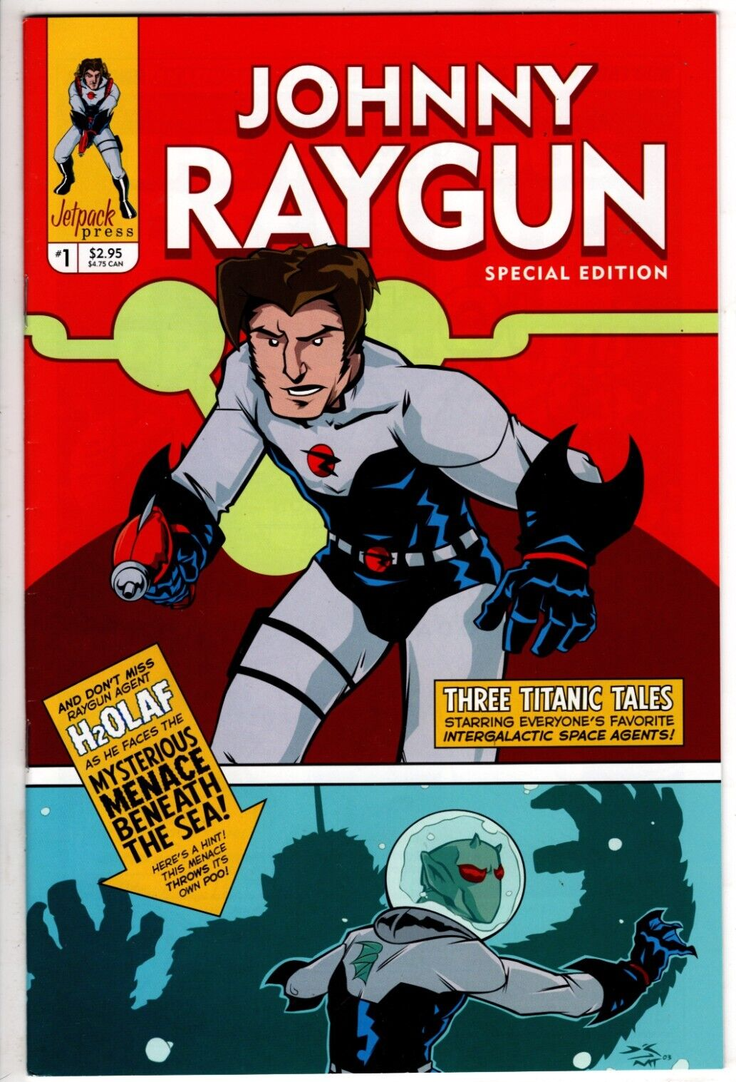Johnny Raygun: Special Edition #1 (Jetpack Press August 2003) for sale ...