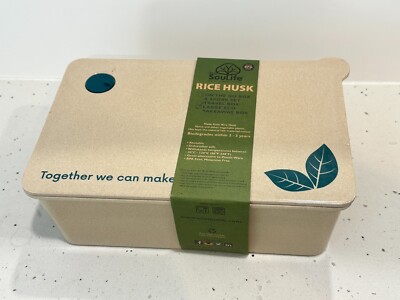 Eco SouLife Rice Husk Large Takeaway Reuseable Box, RRP $42, Brand New ...