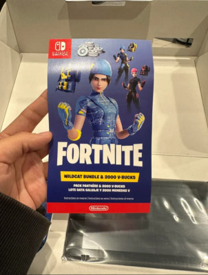 Nintendo Switch Fortnite WILDCAT + 2000 Vbucks Bundle CODE ONLY | eBay